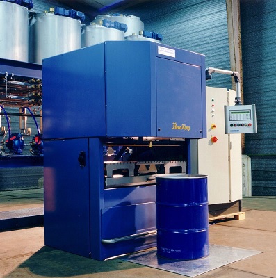 Machine à teinter depuis des fûts ou des conteneurs IBC-FlexoKing FT